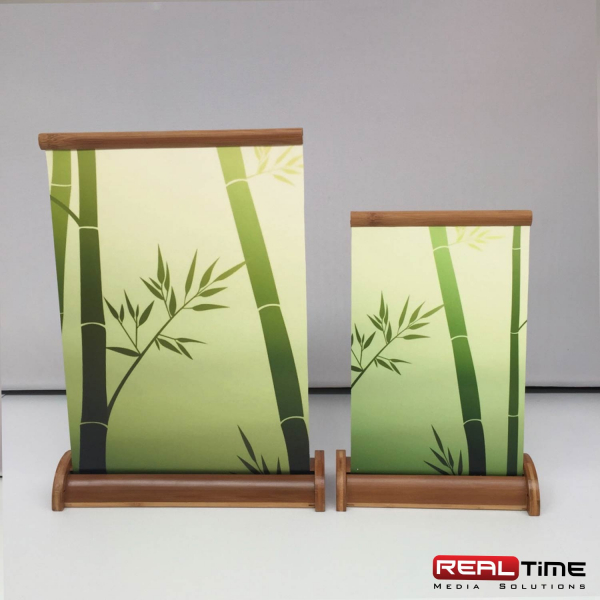 Luxury Bamboo Banner Stand - RT Media Solutions