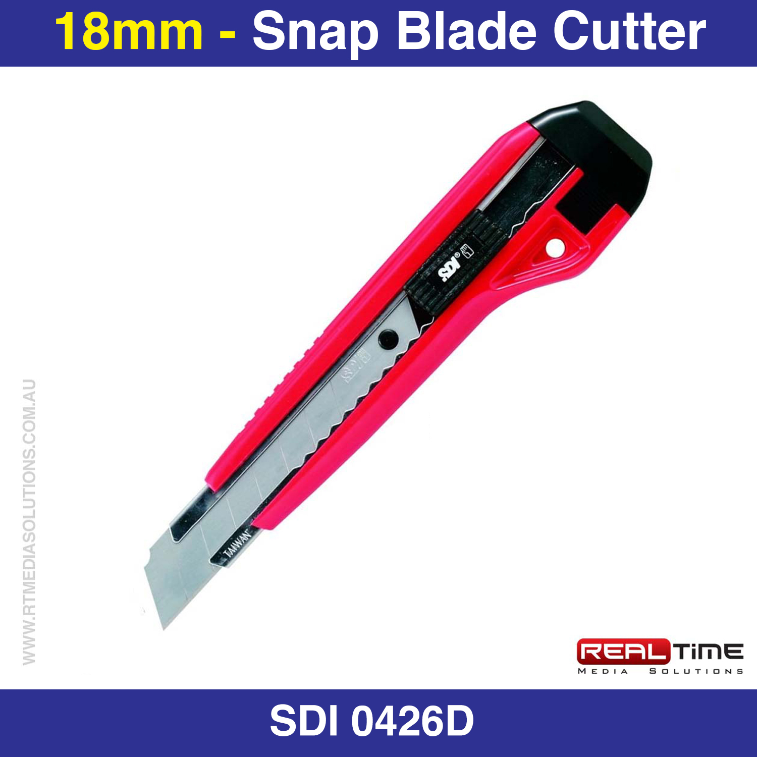 SDI 0426D - 18mm Snap Blade Cutter - RT Media Solutions