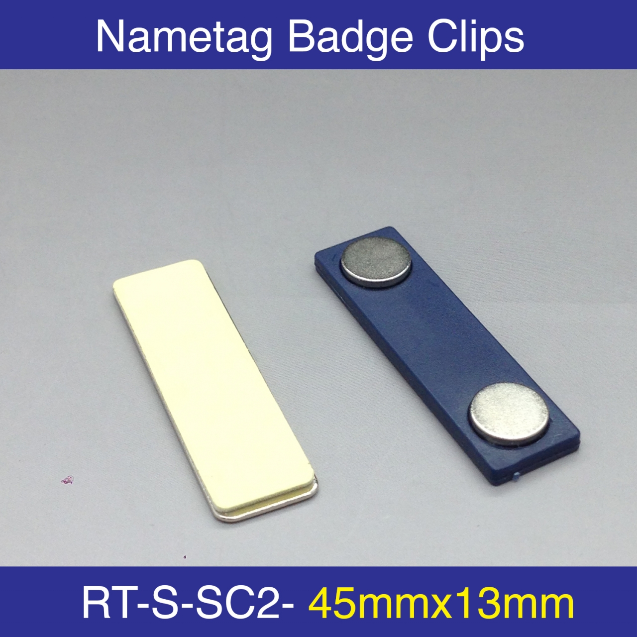 Magnetic Nametag Badge Clips - RT Media Solutions