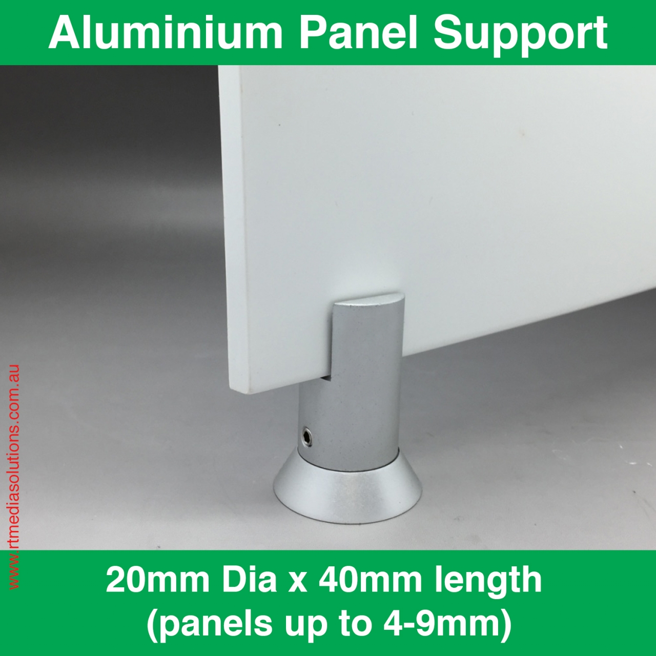Vertical Aluminium Panel Support to Hold 4-9mm Signs - RT Media Solutions