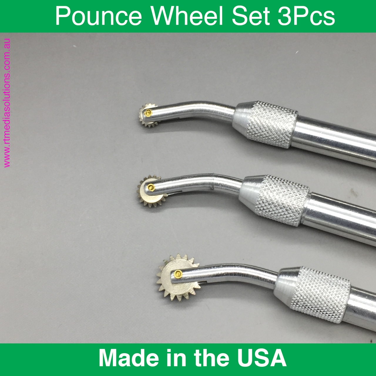 Pounce Wheel Set 3Pcs - RT Media Solutions