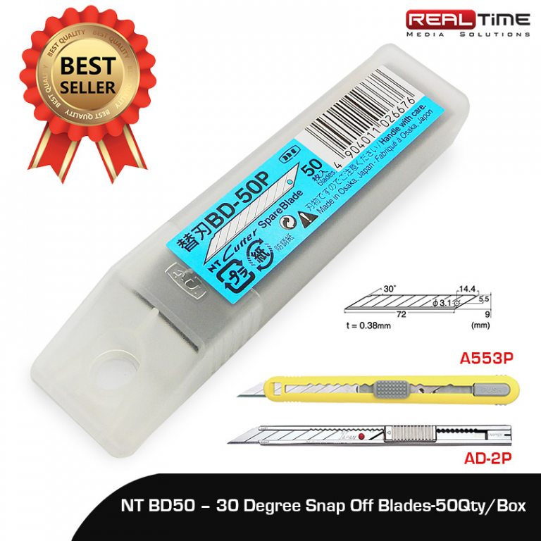 OLFA 9mm-30 Degree Snap Off Blades (XB141) - RT Media Solutions