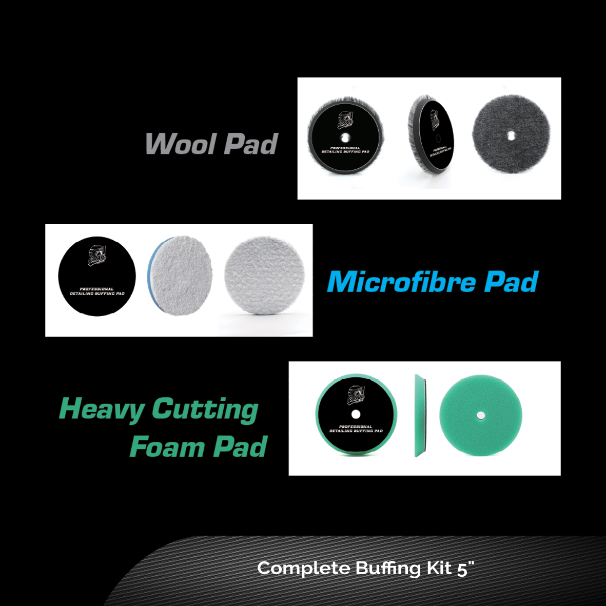 Complete Buffing Kit 5" - RT Media Solutions