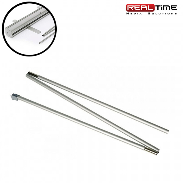 Replacement Pole for Economy Banner Stands - 15mm Diameter - RT Media ...