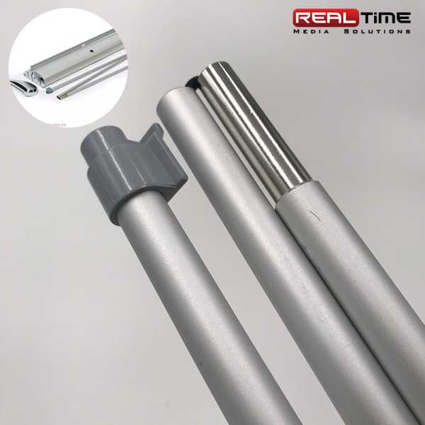 Replacement Poles for Luxury Banner Stands – 17.8mm Diameter - RT Media ...